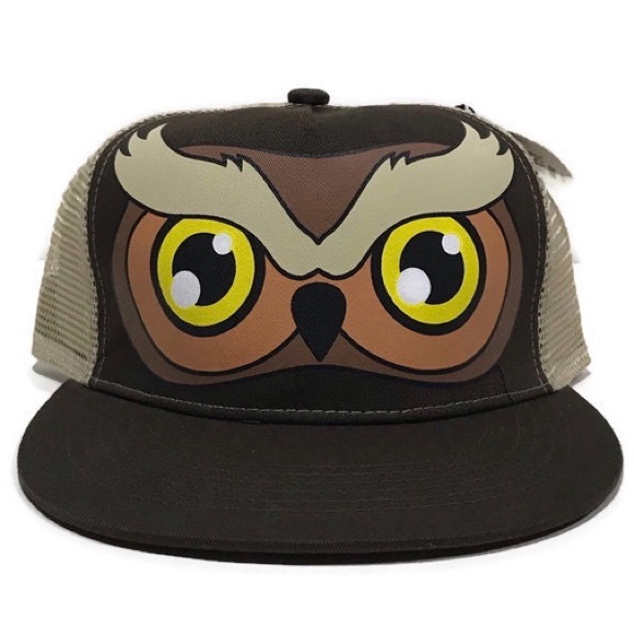 Pugs | Accessories | Mens Rare Pugs Owl Face Snapback Trucker Hat ...